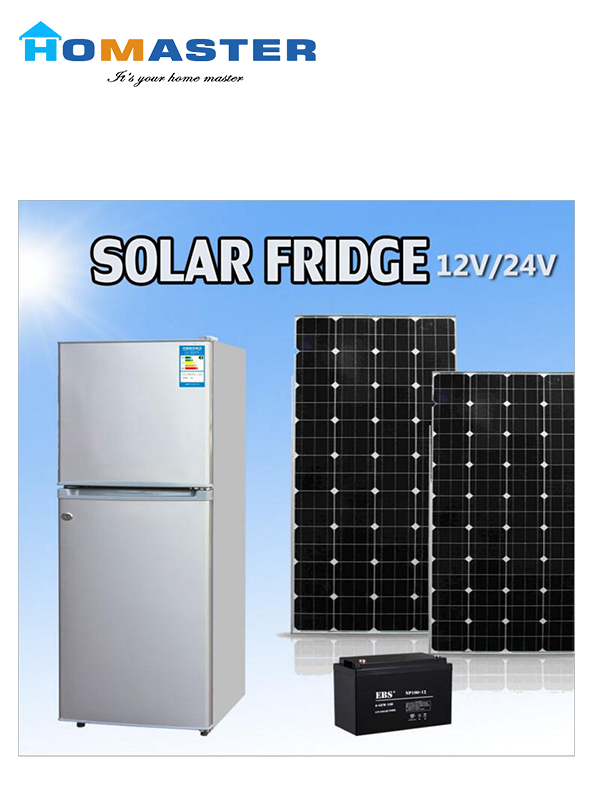 Solar Power Refrigerator Freezer Fridge with Compressor from China ...